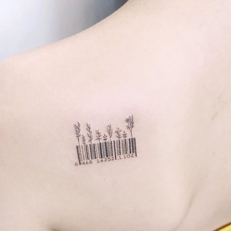 Barcode Tattoo Designs with Meanings & Placement Ideas