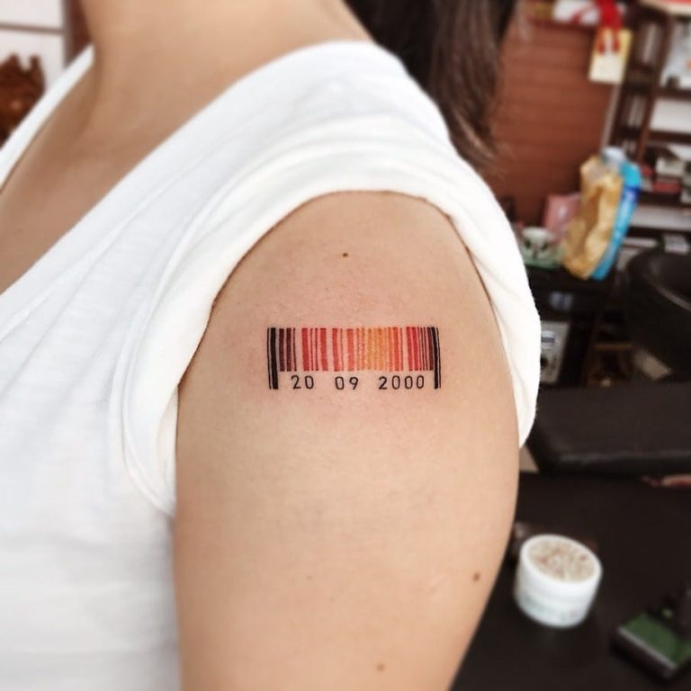 Barcode Tattoo Designs with Meanings & Placement Ideas