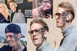 Aaron Carter Face Tattoo